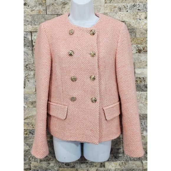 Maje | Jackets & Coats | Maje Vosila Doublebreasted Lined Tweed Jacket ...
